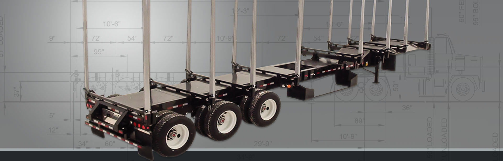 Western Logger B-Train | BWS Manufacturing